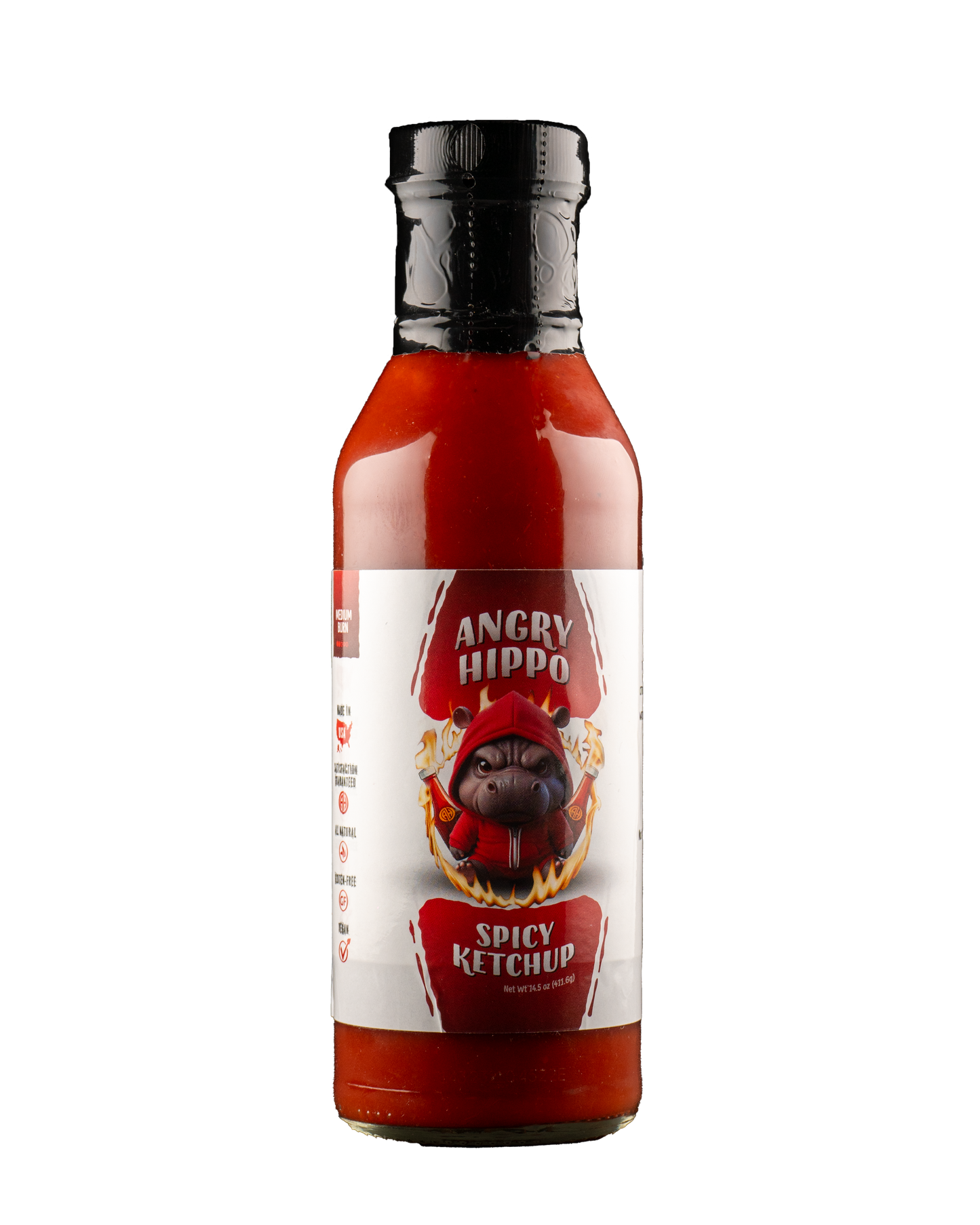 3 Pack Gourmet Spicy Ketchup – Angry Hippo Foods